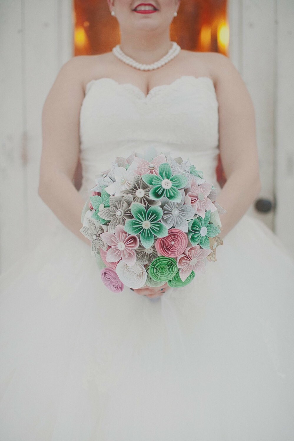 Bridal Paper Flower Bouquet - Etsy