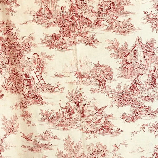 French Toile De Jouy - Etsy