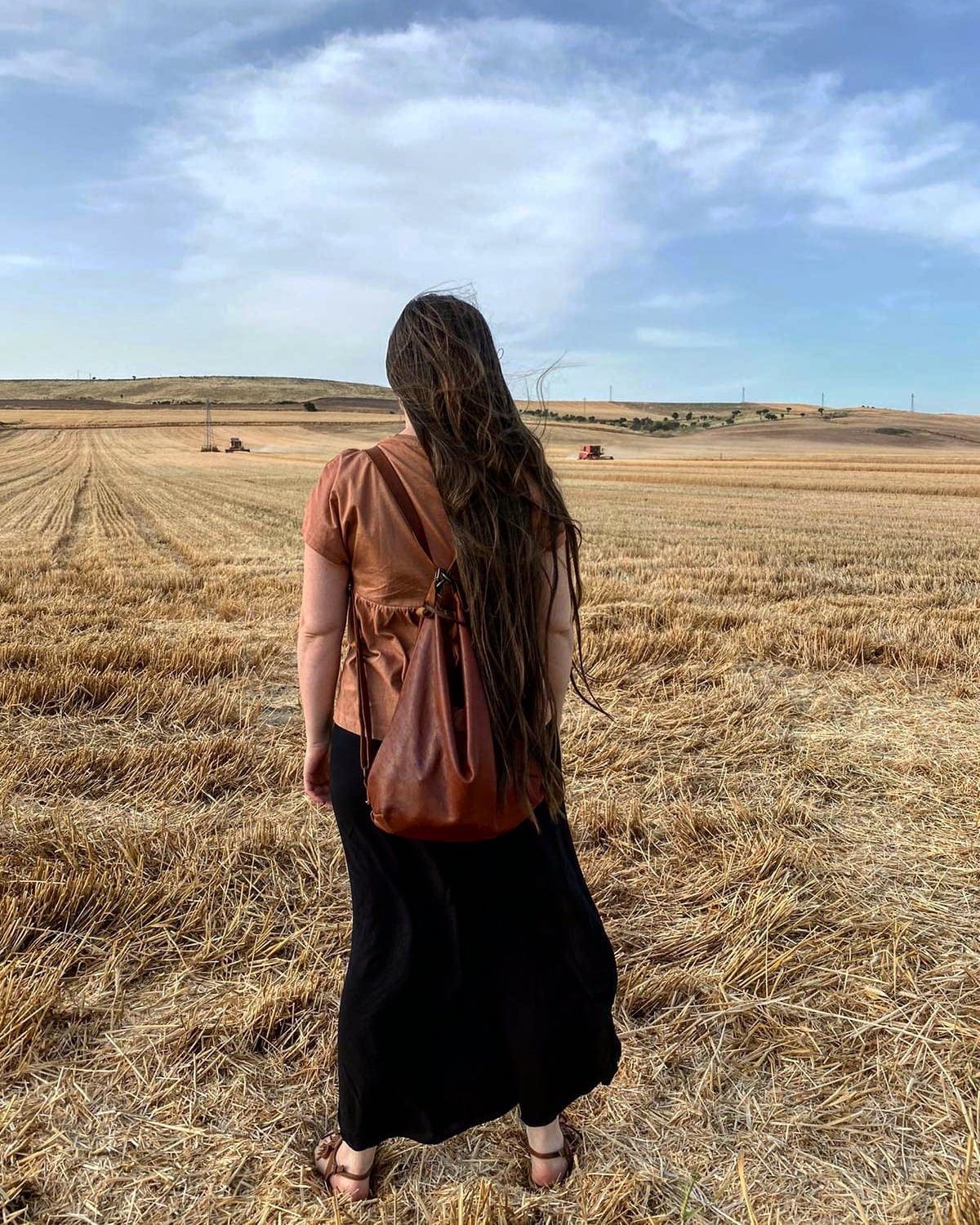 Leather Hobo Bag Bag/backpack Convertible Handmade Leather Bag | Etsy