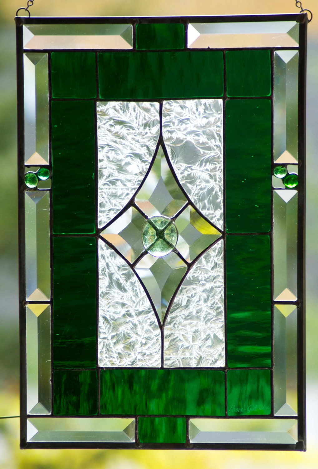 Stained Glass Window Panel - Etsy