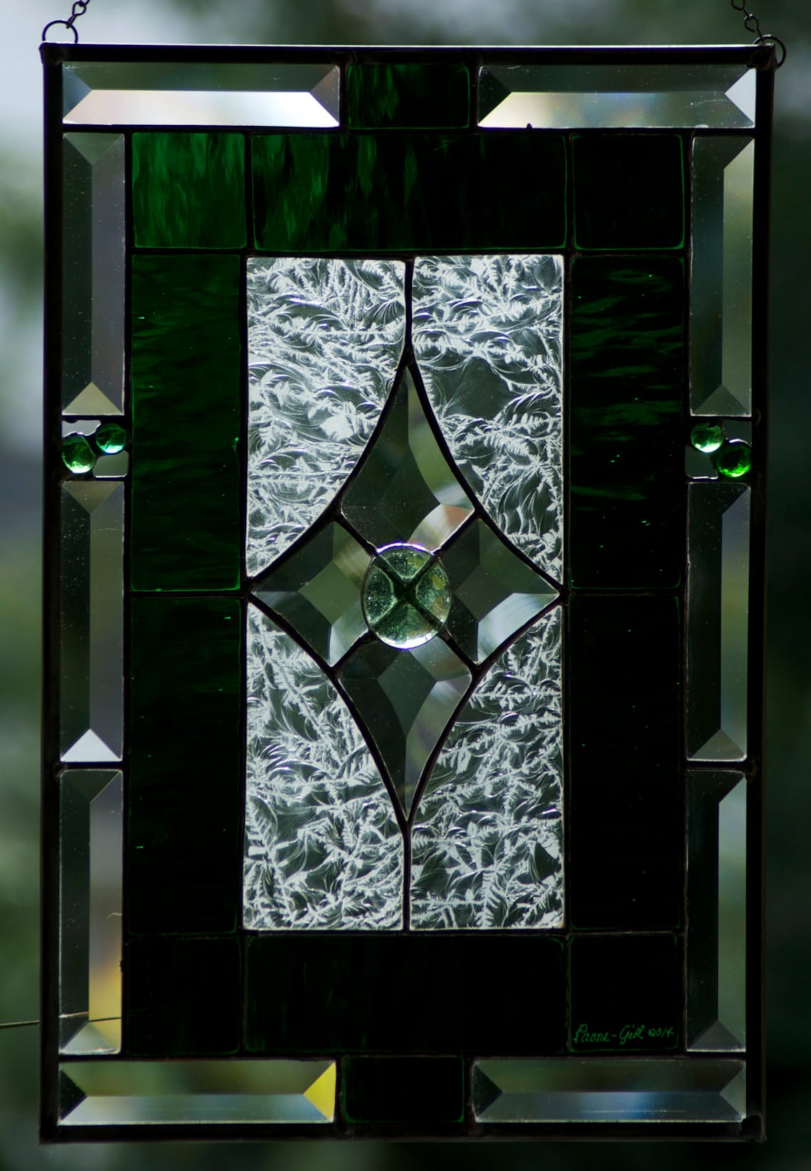 Stained Glass Window Panel - Etsy