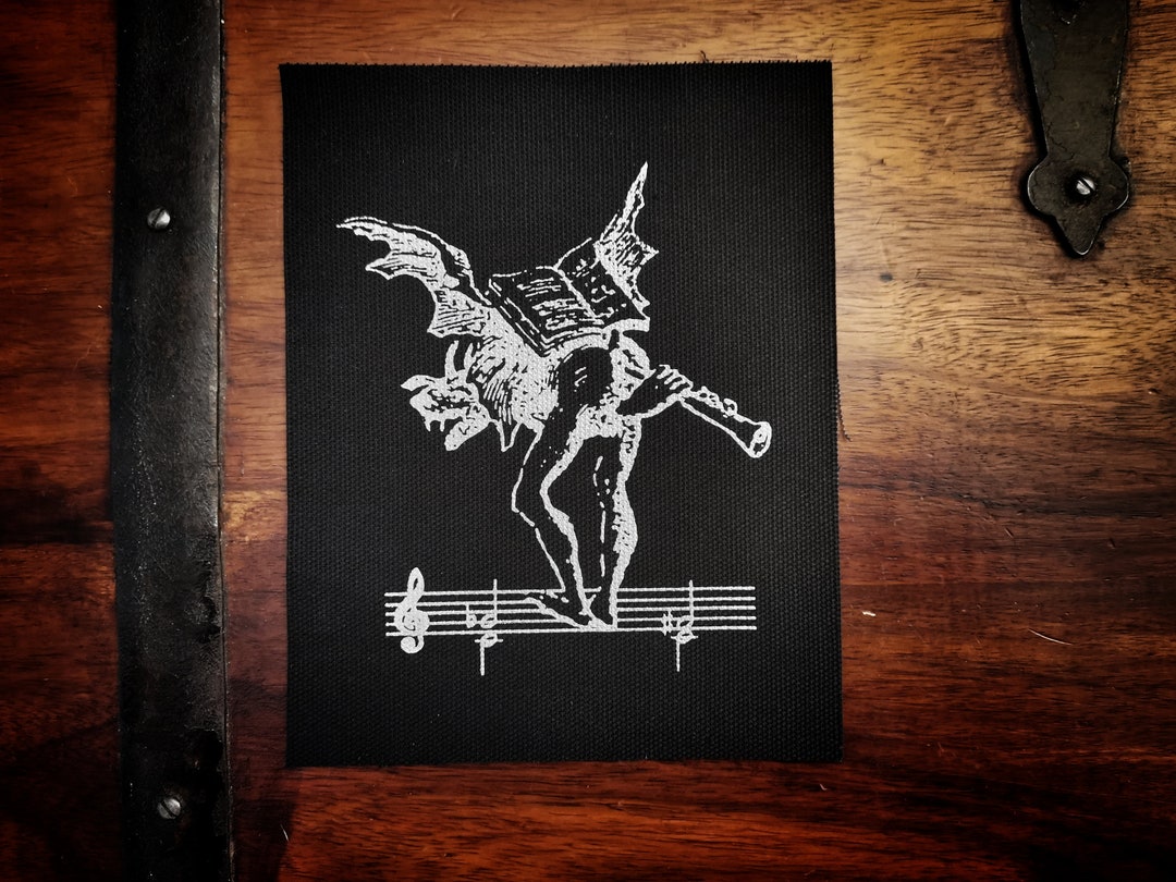 Diábolo en Musica / Tritone / Devil's Interval / impresión negra sobre ...