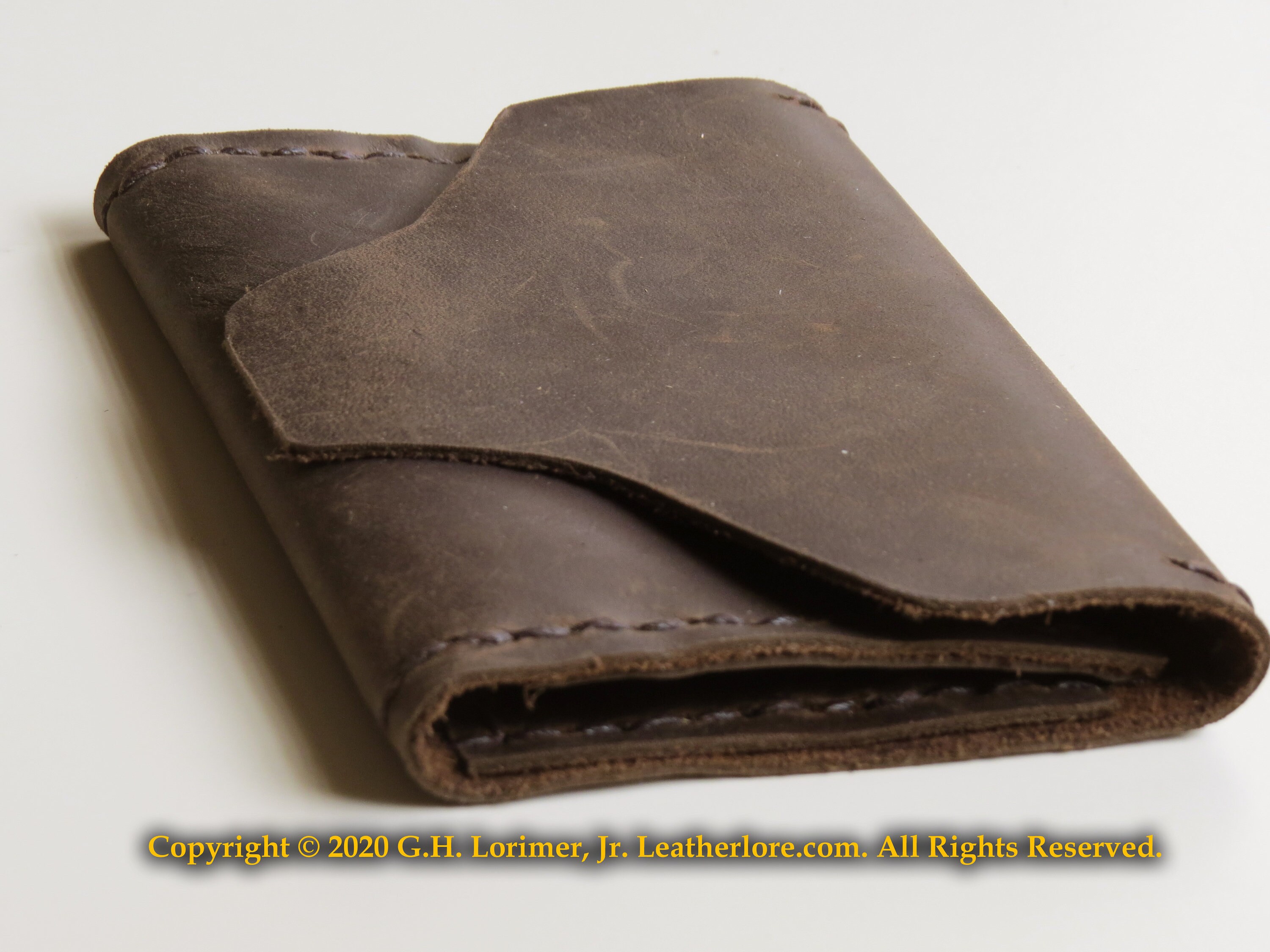 Leather Trifold Colonial Hand Crafted Simple Wallet - Etsy