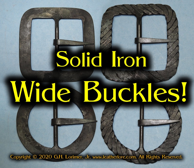 Solid Iron Wide Buckles for Pirates/mountain - Etsy