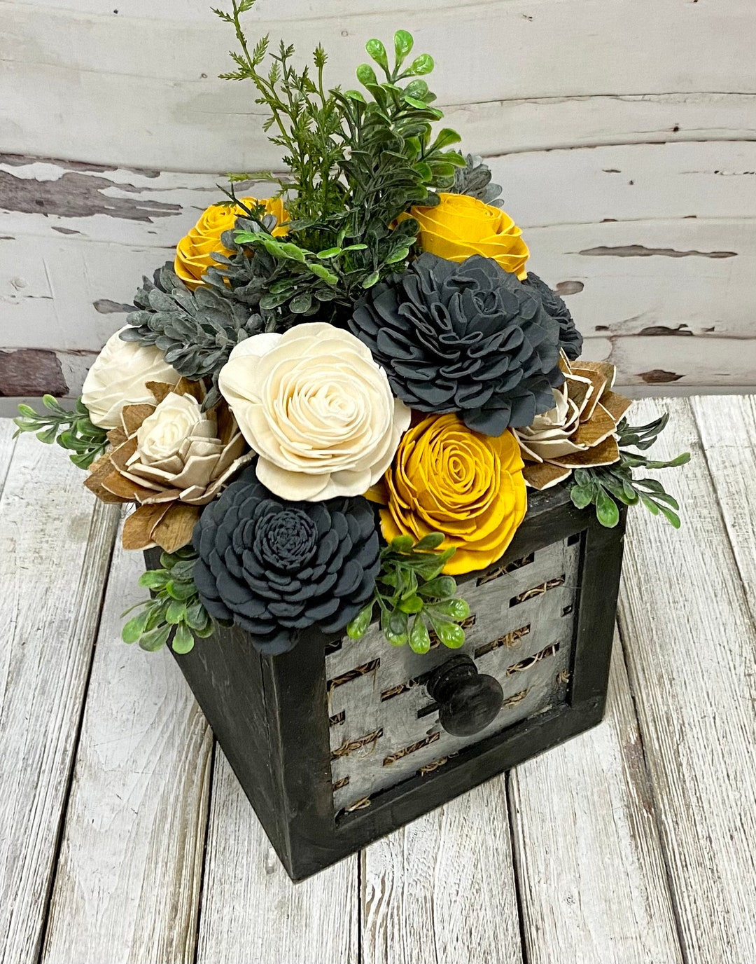 Sola Wood Flower Arrangement, Wood Flower Arrangement, Birthday Gift ...