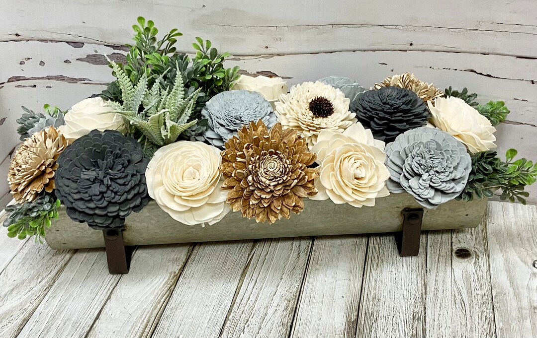 Sola Wood Centerpiece, Coffee Table Décor Farmhouse, Wedding Table ...
