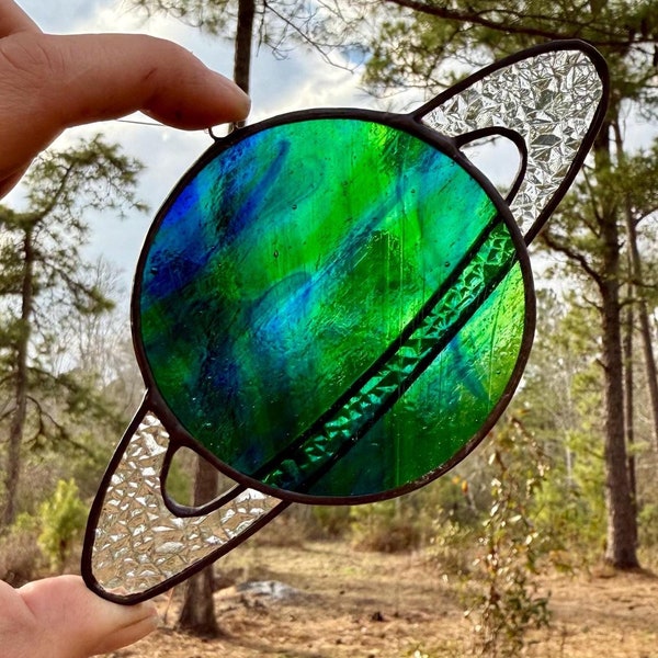 Stained Glass Planet - Etsy UK