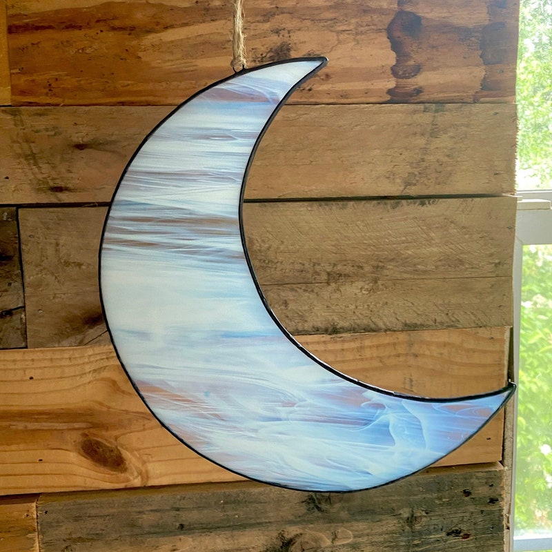Stained Glass Moon - Etsy