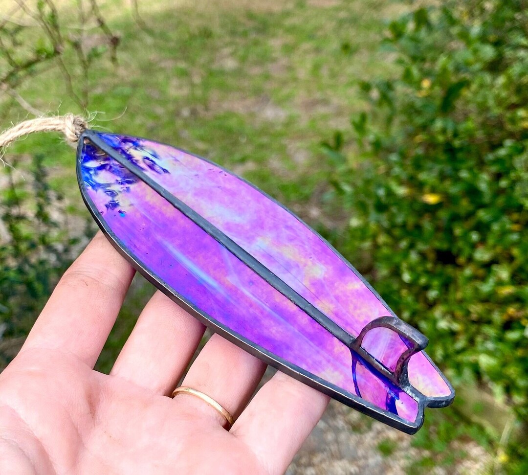 Surfboard, Surfboard Gift, Stained Glass Surfboard, Surdboard ...