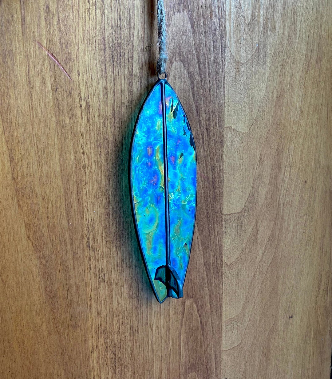 Surfboard Surfboard Gift Stained Glass Surfboard Surdboard - Etsy