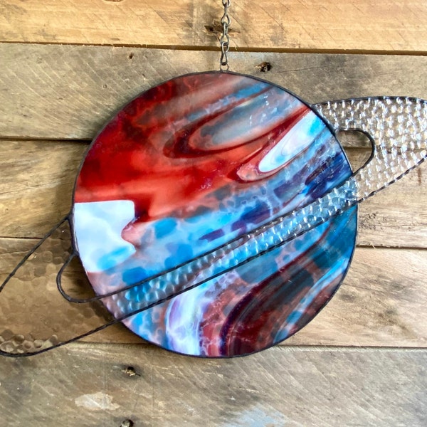 Stained Glass Planet - Etsy