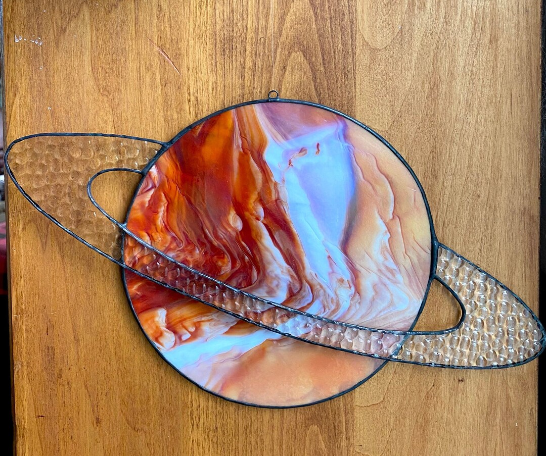 Stained Glass Saturn Saturn Gift - Etsy
