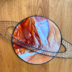 Handmade Stained Glass Planet - Etsy