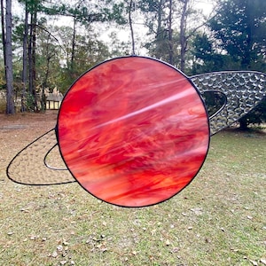 Handmade Stained Glass Planet - Etsy