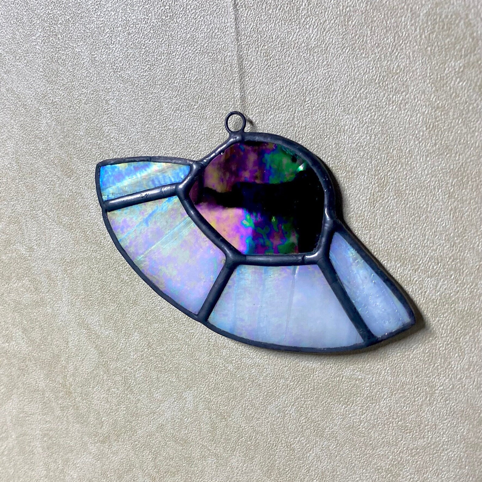 UFO, Handmade Stained Glass UFO - Etsy