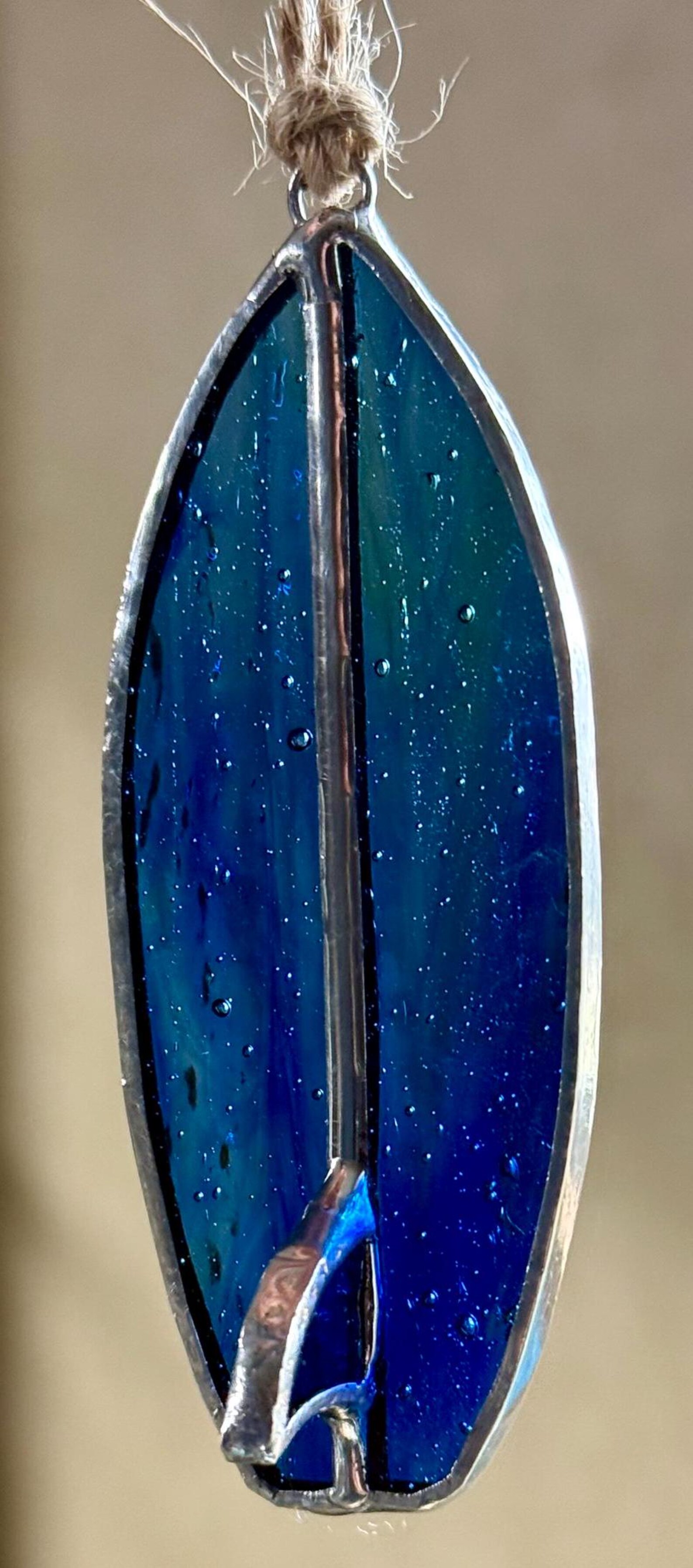 Handmade Surfboard Car Charm | Stained Glass Surfboard - Etsy