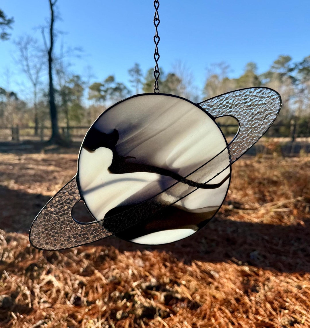 Stained Glass Planet | Astronomy Gift | Planet Suncatcher | Rogue ...
