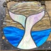 Iridescent Stained Glass Mermaid Tail Suncatcher: Coastal Wall Art - Etsy