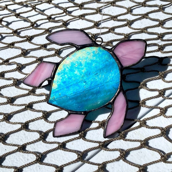 Turtle Stained Glass - Etsy