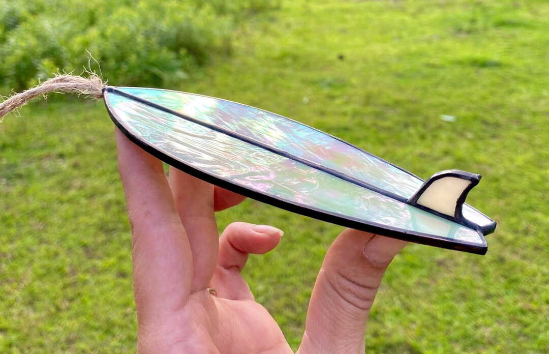 Surfboard, Surfboard Gift, Stained Glass Surfboard, Surdboard ...