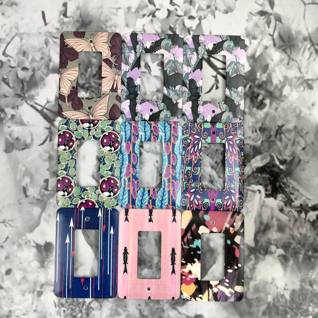 Dynastyprints Slightly Imperfect Metal Electrical Wall Covering ...
