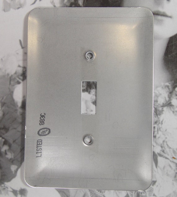 Nautical Light Switch Cover Metal Vintage Map Toggle Light Switch Cover ...