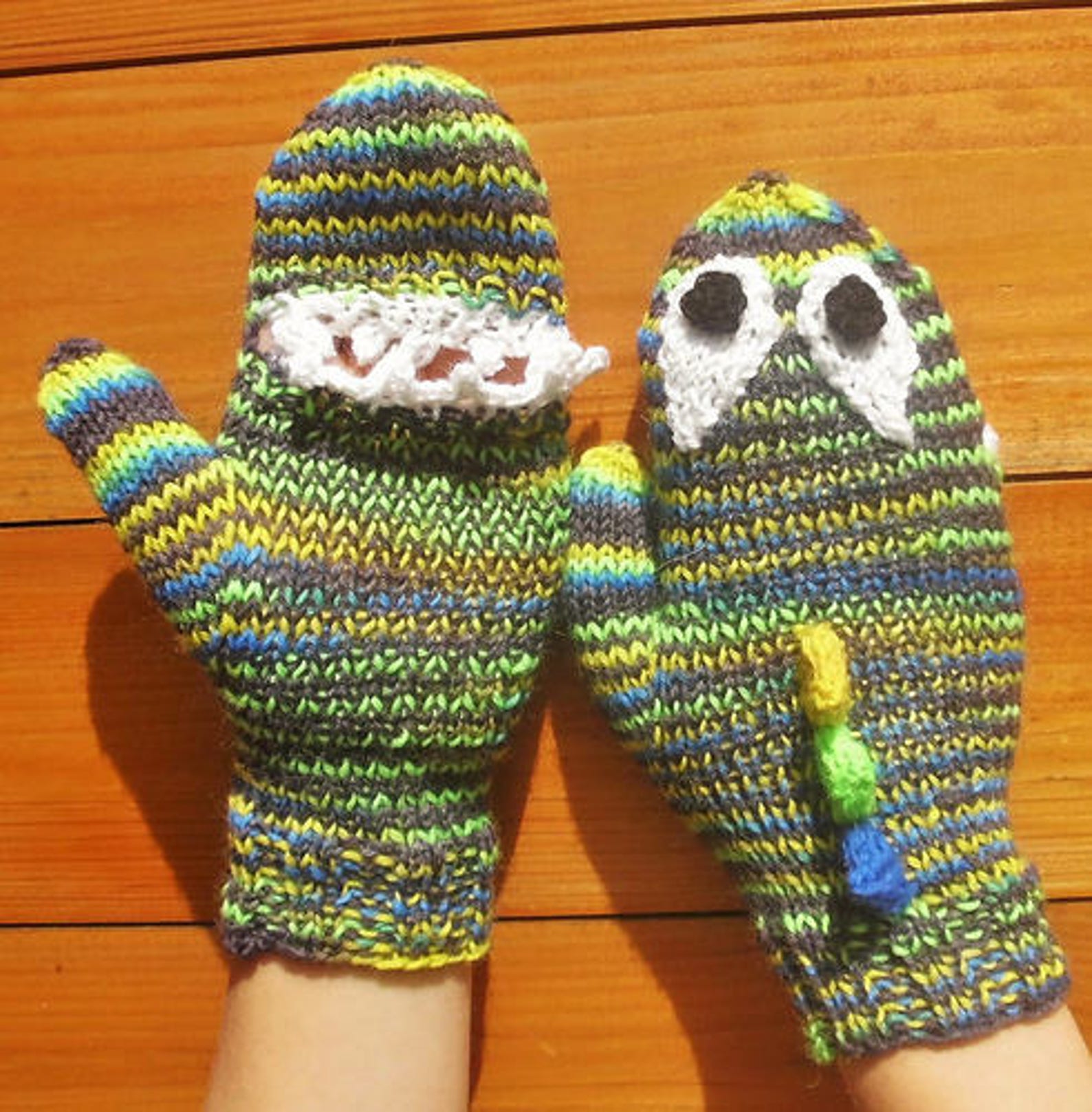 Convertible Monster Mittens for Kids and Adults Knitting - Etsy