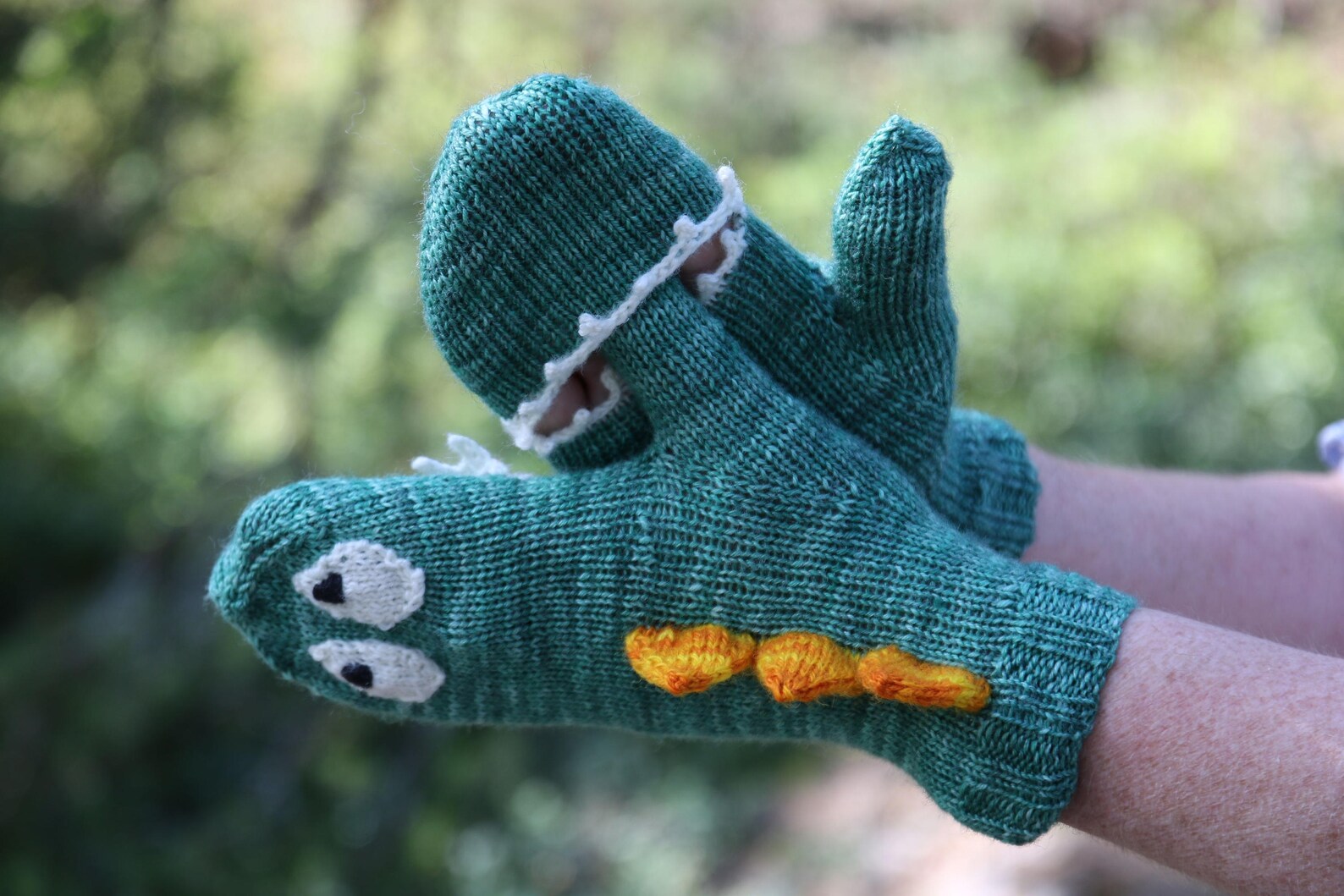 Convertible Monster Mittens for Kids and Adults Knitting - Etsy