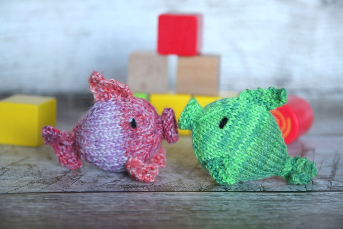 Amigurumi Fish Knitting Pattern Easy Knitting Tutorial With - Etsy