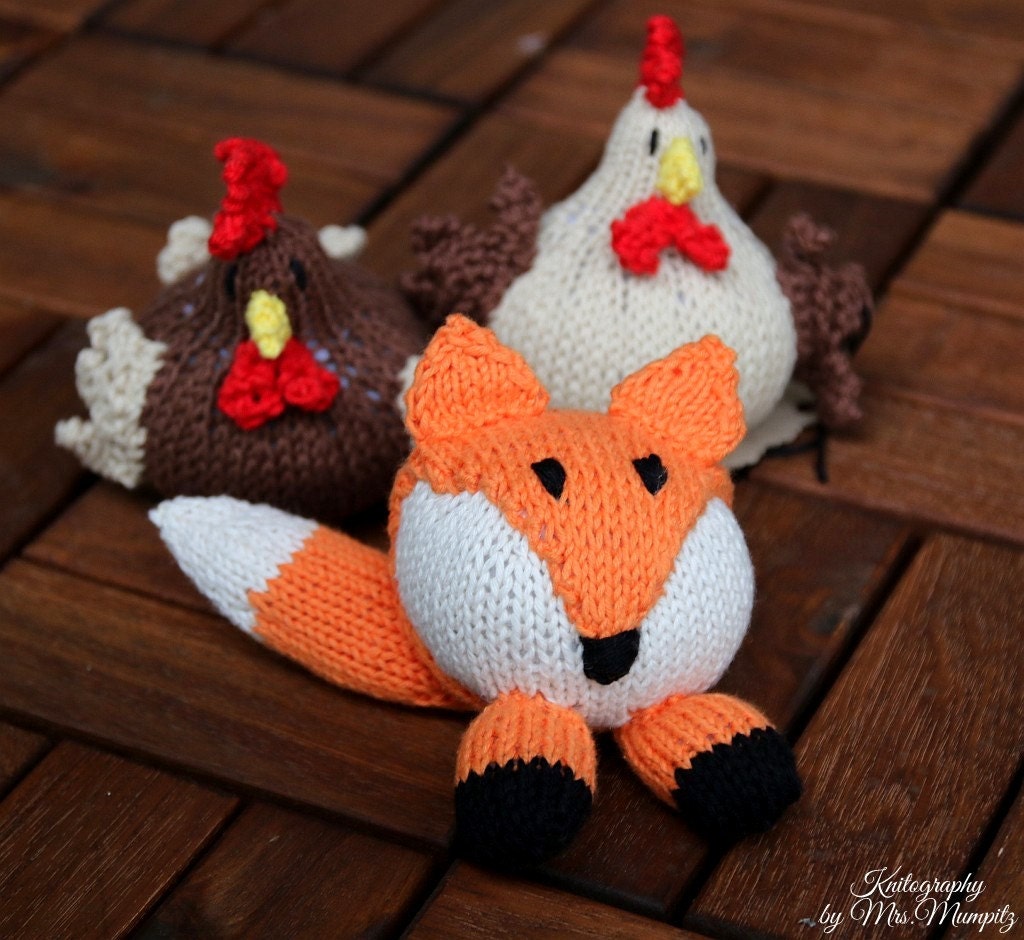 Fox Knitting Pattern Fox Knitting Pattern Suitable for - Etsy