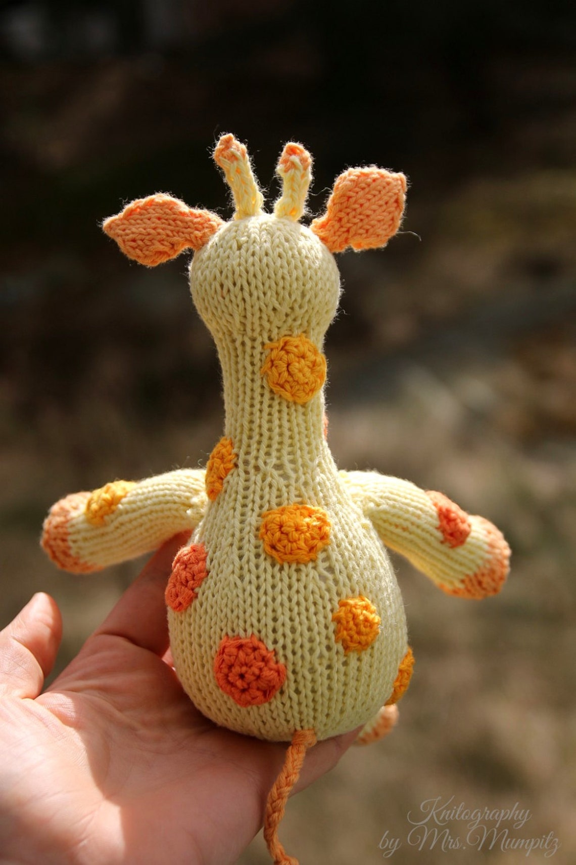 Giraffe Knitting pattern for beginners and advanced knitting | Etsy