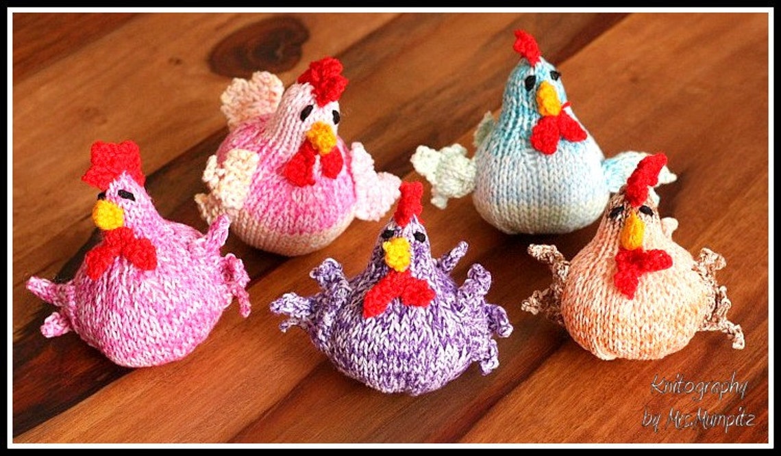 Spring Chicks Knitting Pattern Suitable for Beginners PDF - Etsy Sweden