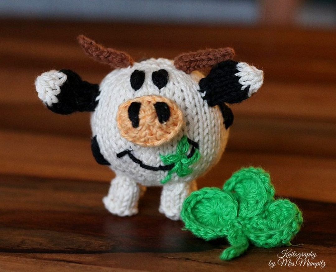 Toy Cow Knitting Pattern PDF, for Beginners and Advanced Knitters ...