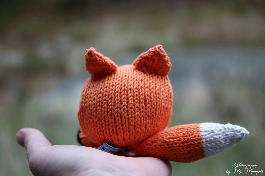 Fox Knitting Pattern Fox Knitting Pattern Suitable for - Etsy