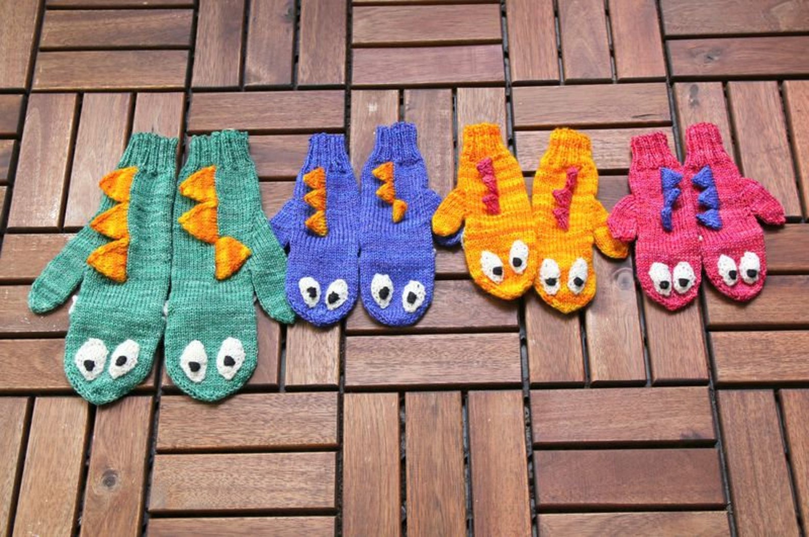 Convertible Monster Mittens for Kids and Adults Knitting - Etsy