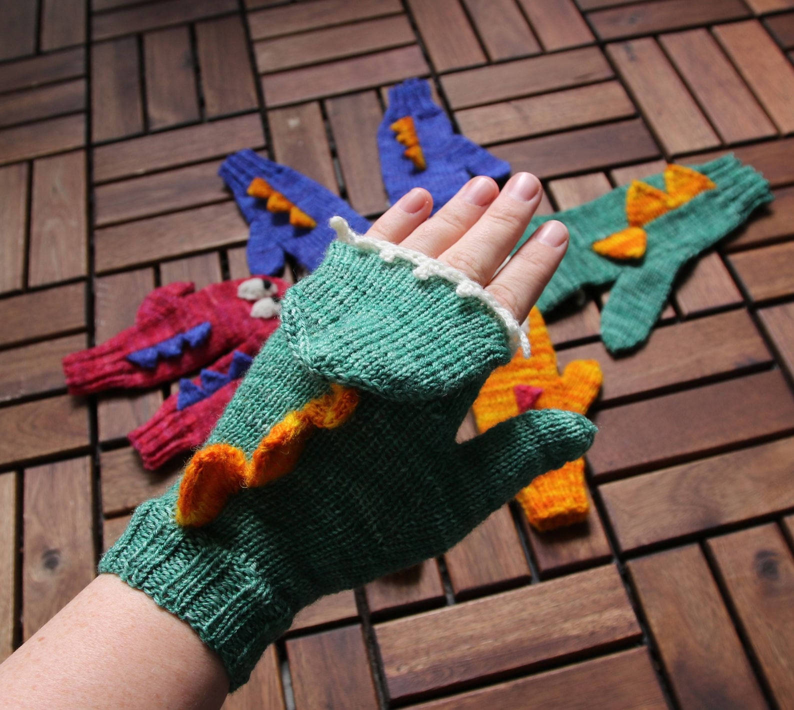 Convertible Monster Mittens for Kids and Adults Knitting - Etsy