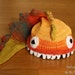 Dragon Hat Knitting Pattern for Different Sizes, Baby to Adult, PDF Download, Winter Fashion DIY ...