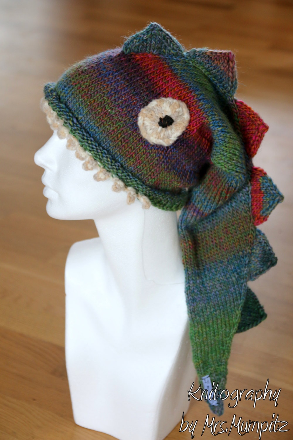 Dragon Hat knitting pattern for different sizes baby to | Etsy