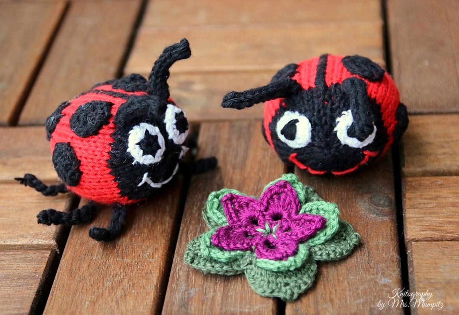 Ladybug Knitting Pattern for Beginners and Advanced Knitters - Etsy