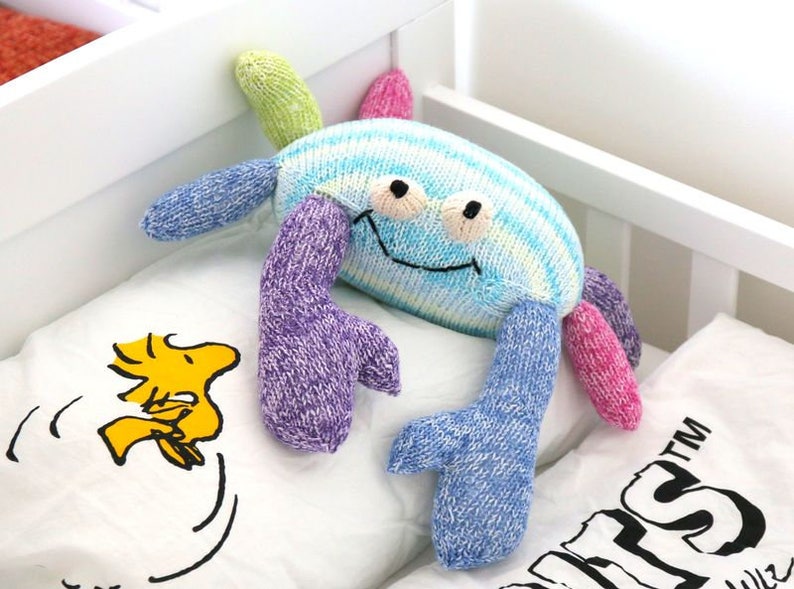 Crab Knitting Pattern: Easy DIY Toy or Pillow (PDF Download) - Etsy