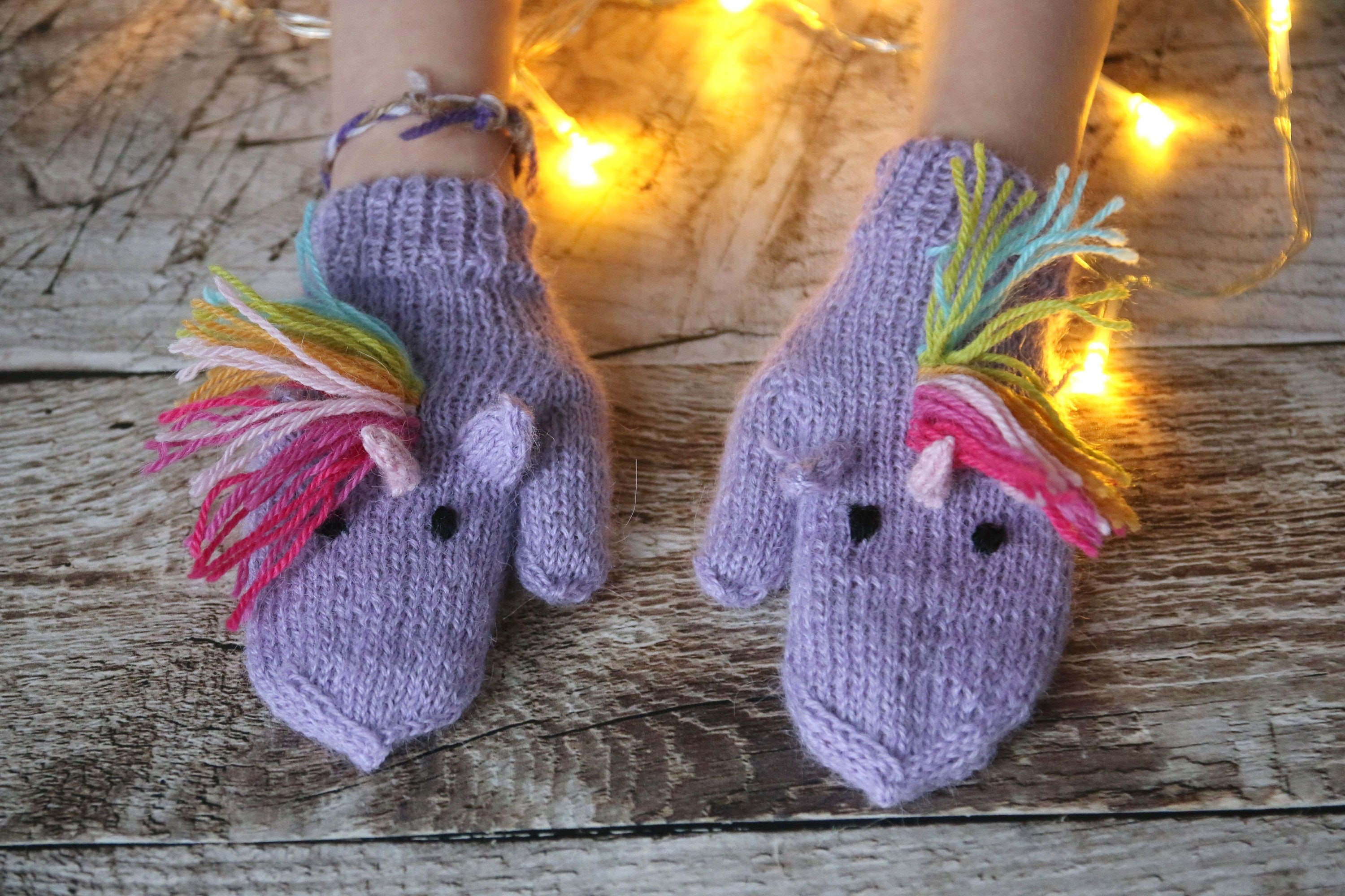 Unicorn Mittens Knitting Pattern for Kids and Adults PDF - Etsy UK
