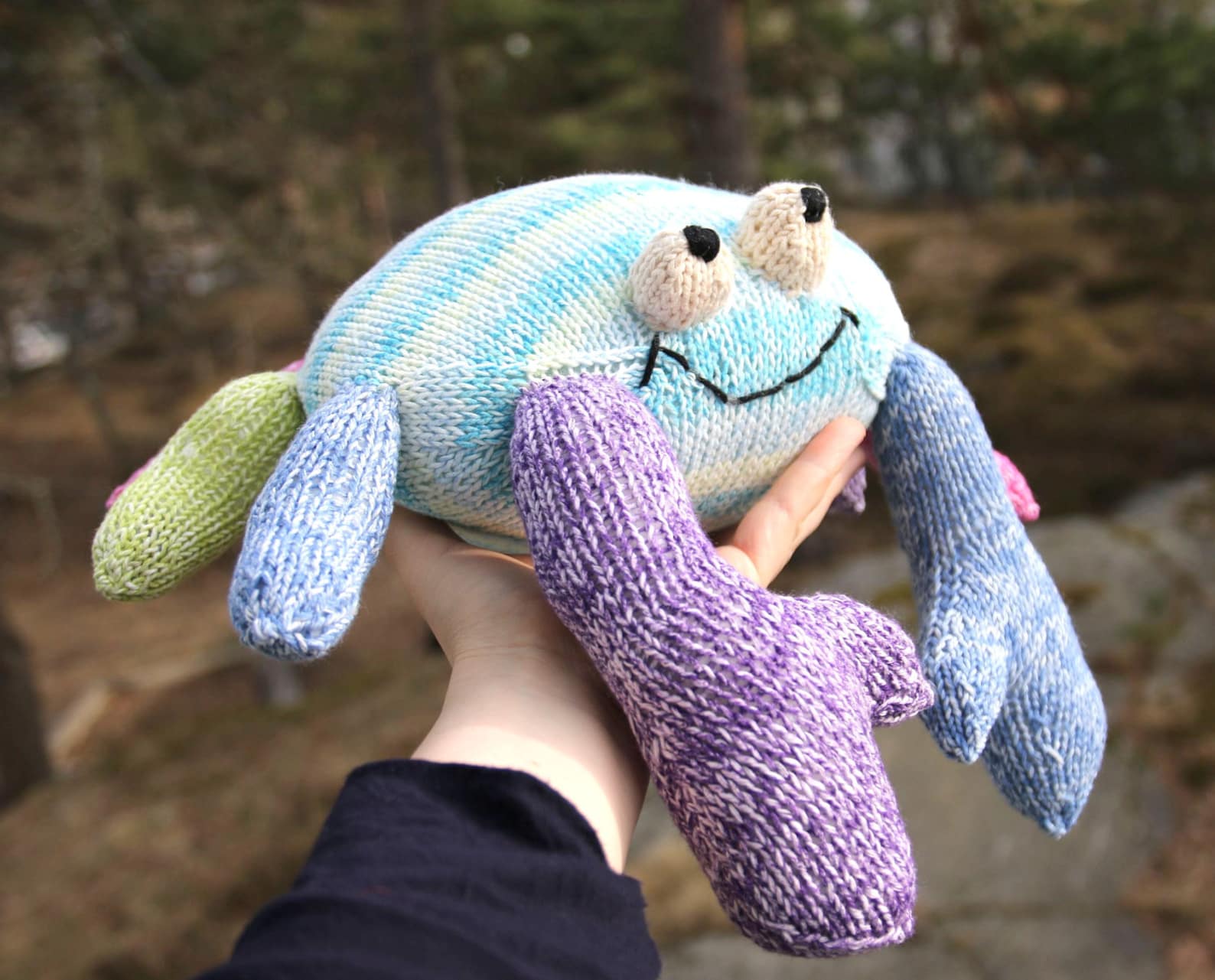 Crab Knitting Pattern Easy Toy or Pillow Knitting Pattern PDF - Etsy