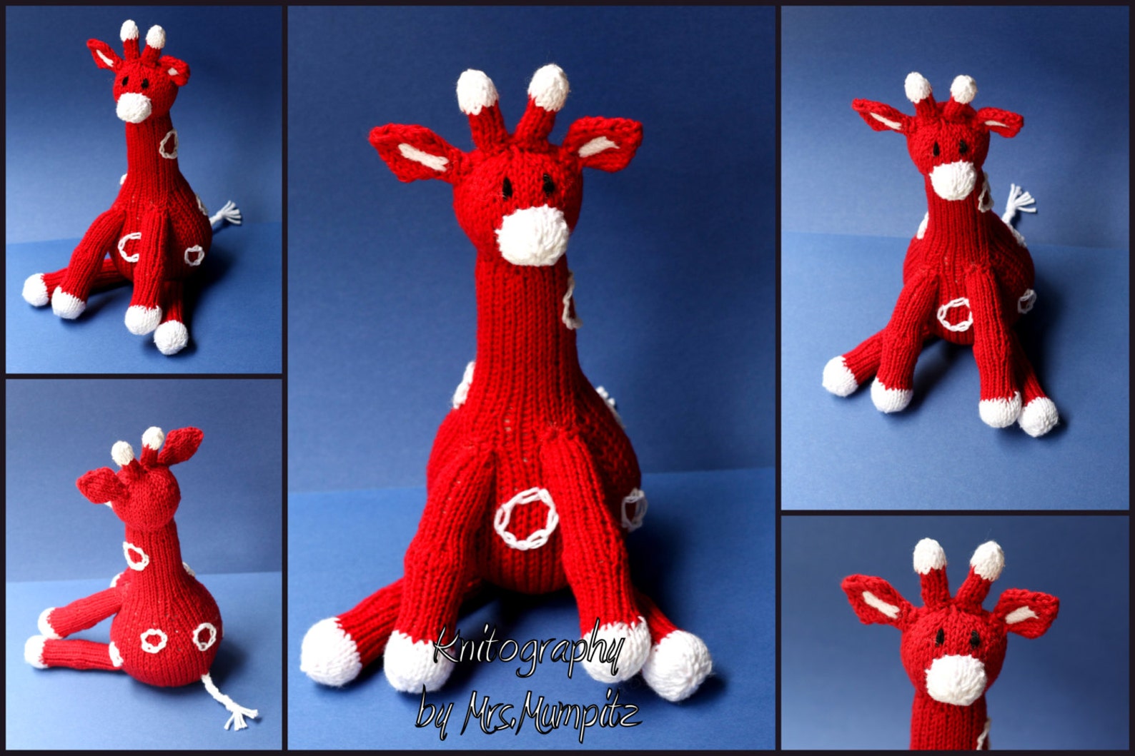 Giraffe Knitting pattern for beginners and advanced knitting | Etsy