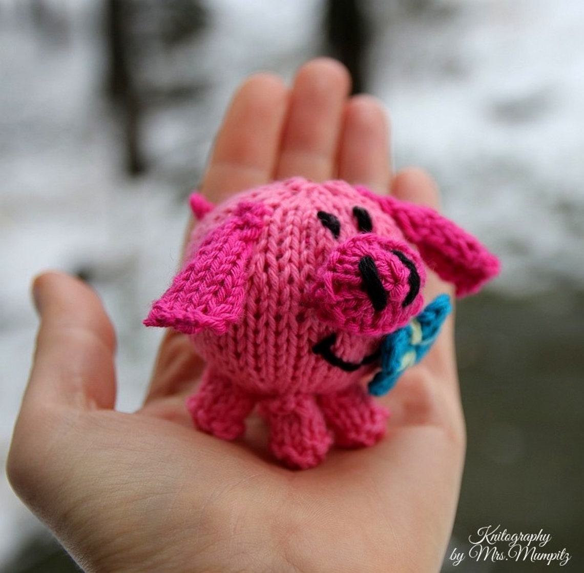 Toy Pig Knitting Pattern PDF for Beginners and Advanced - Etsy