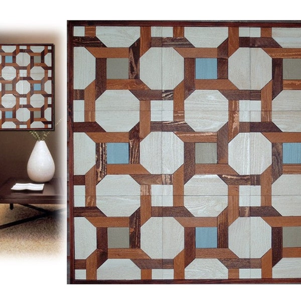 Modern Rustic Quilt - Etsy