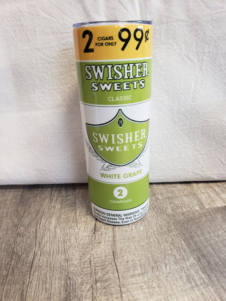 White Grape Swisher Sweets Cigar- 20oz Tumbler - Etsy