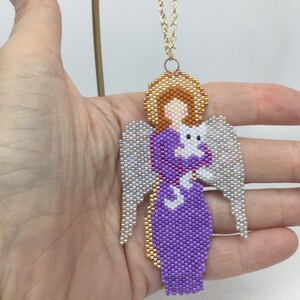 2 PDF Patterns!! - Angel With Cat Shaped Peyote and Even Count Peyote ...