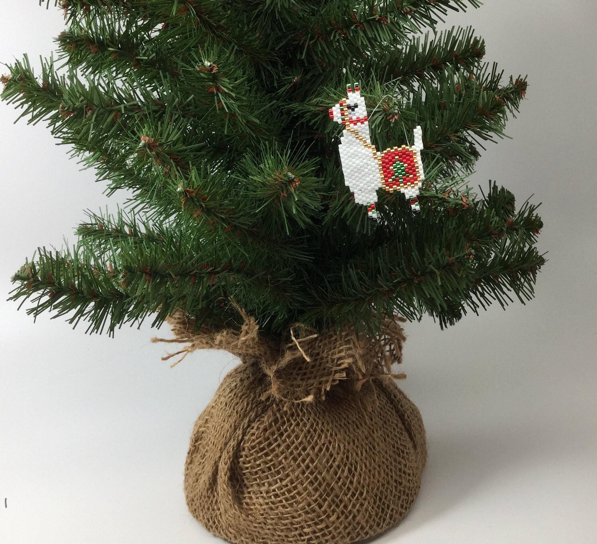 No Problamma Christmas Llama 2 PDF Patterns Brick Stitch - Etsy UK