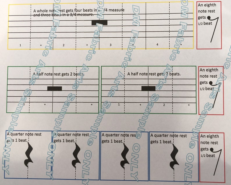 Printable Rhythm Puzzle Flashcards Music Teachers Students Education - Etsy
