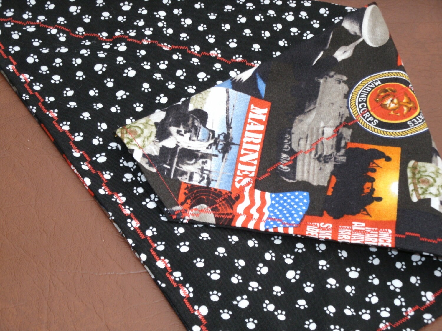 USMC Dog Bandana: Patriotic Marine Corps Over-the-collar - Etsy